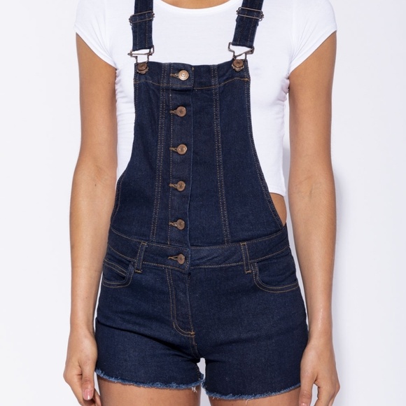 Jeans | Button Front Denim Overalls | Poshmark
